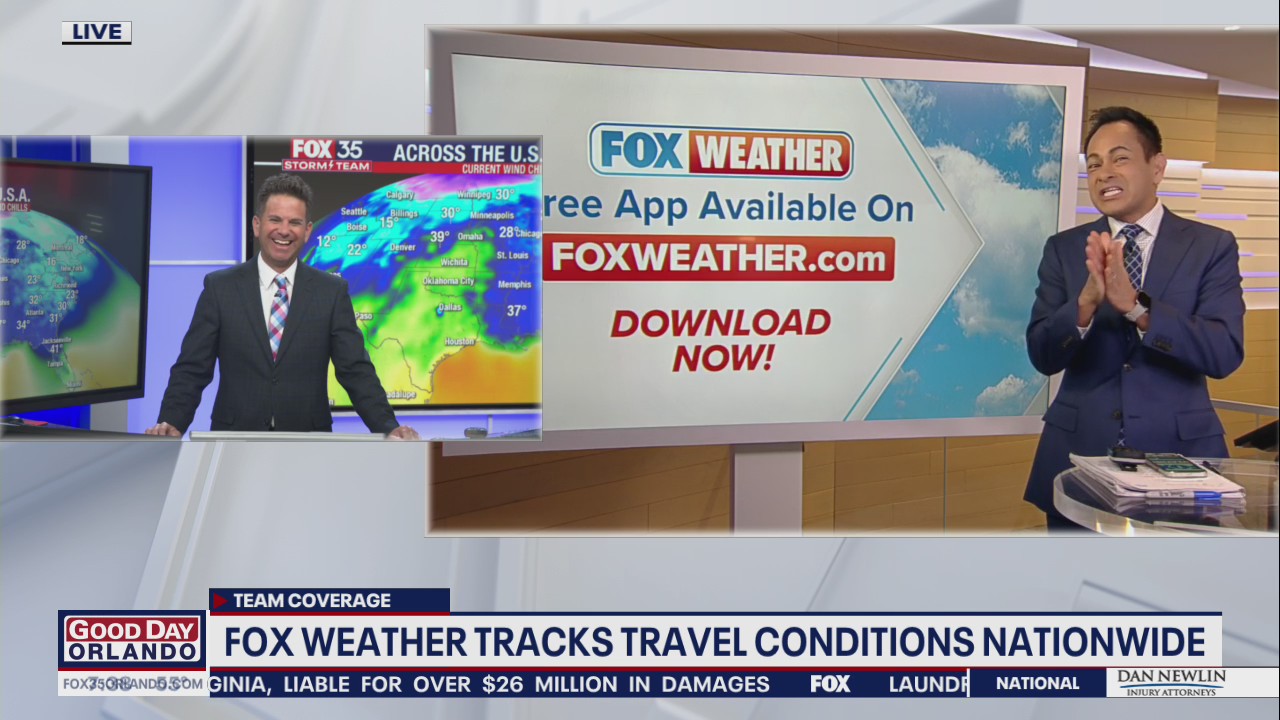 FOX Weather tracks travel conditions nationwide | FOX 35 Orlando