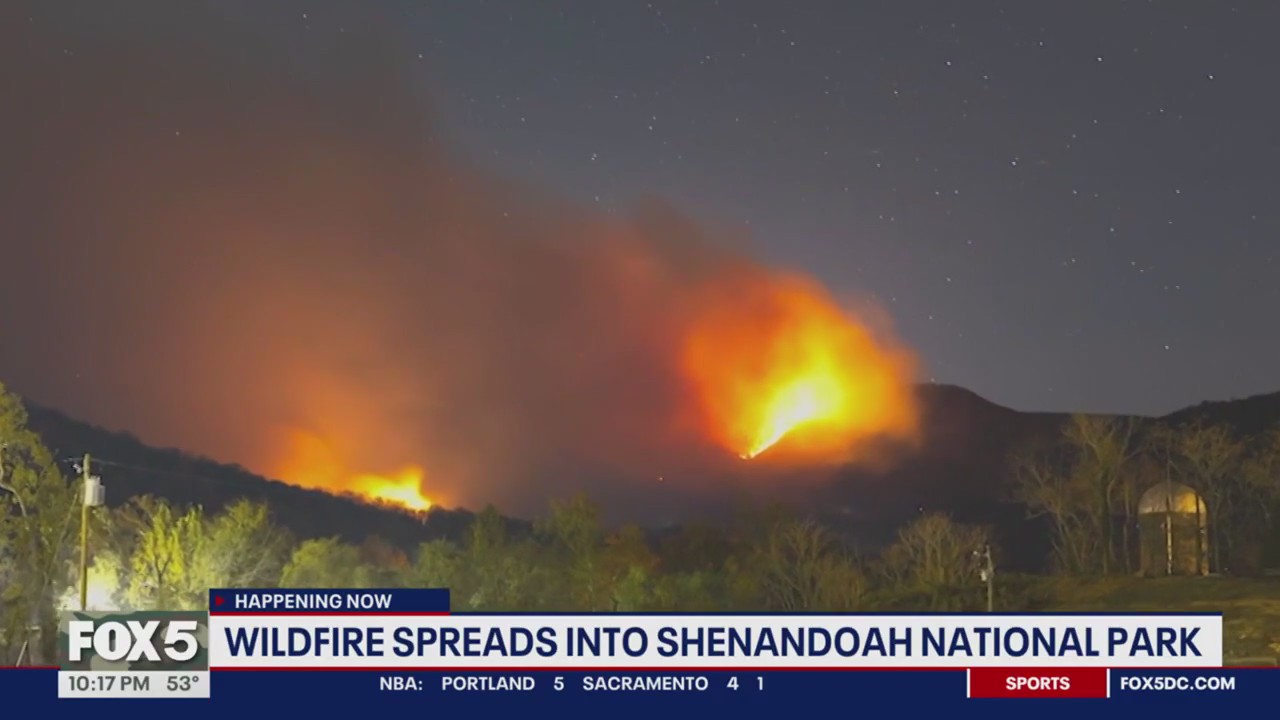 Virginia wildfires spread into Shenandoah National Park | FOX 5 DC