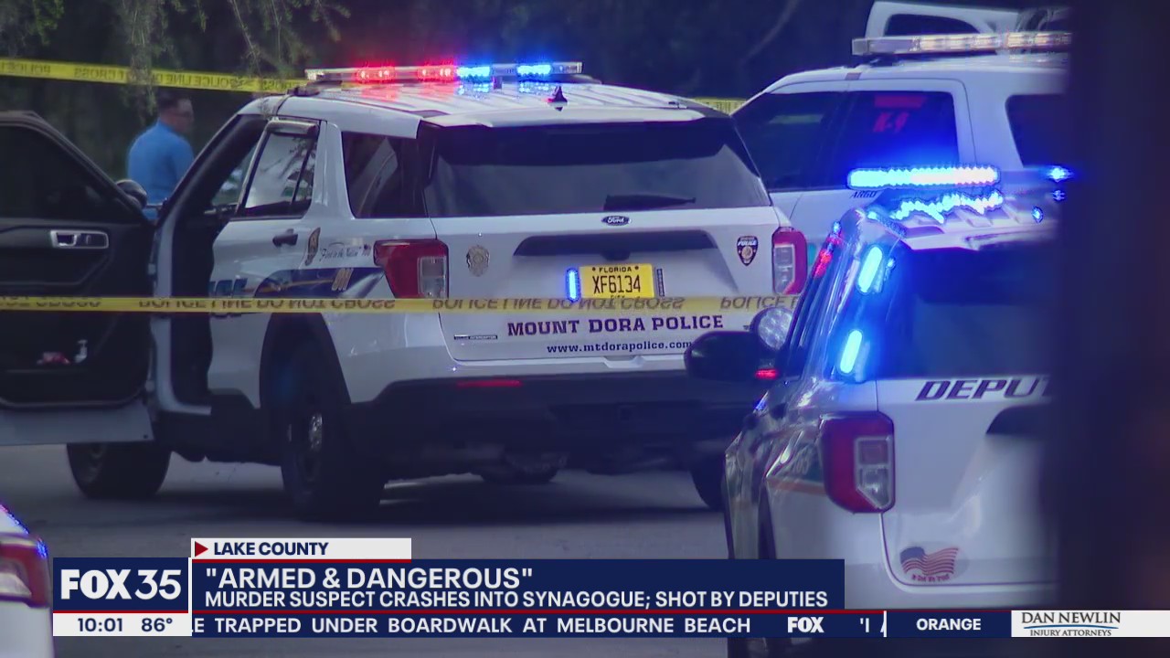Armed and dangerous suspect sought by Florida deputies located, shot in ...