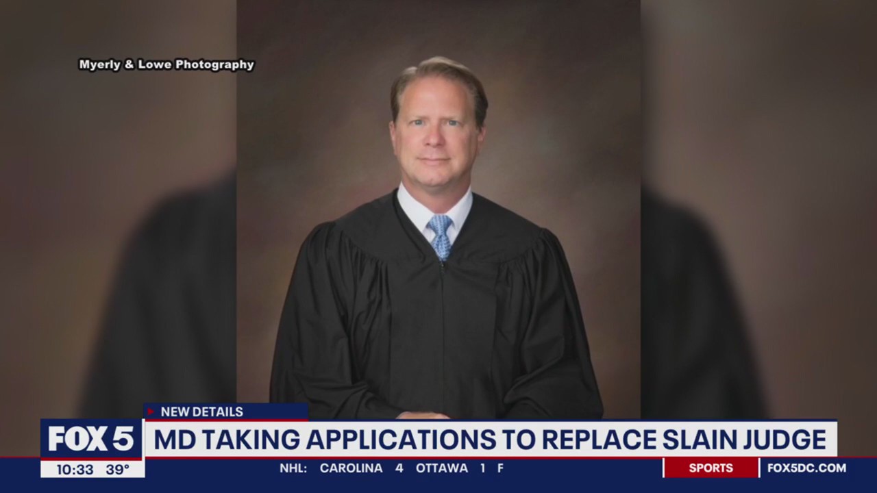 Maryland taking applications to replace murdered circuit judge | FOX 5 DC
