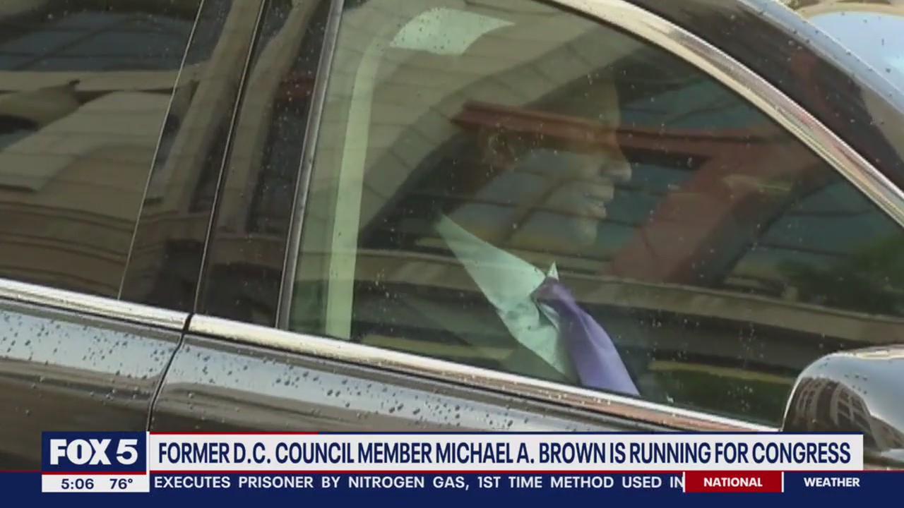 Former DC council member Michael A. Brown running for Congress | FOX 5 DC