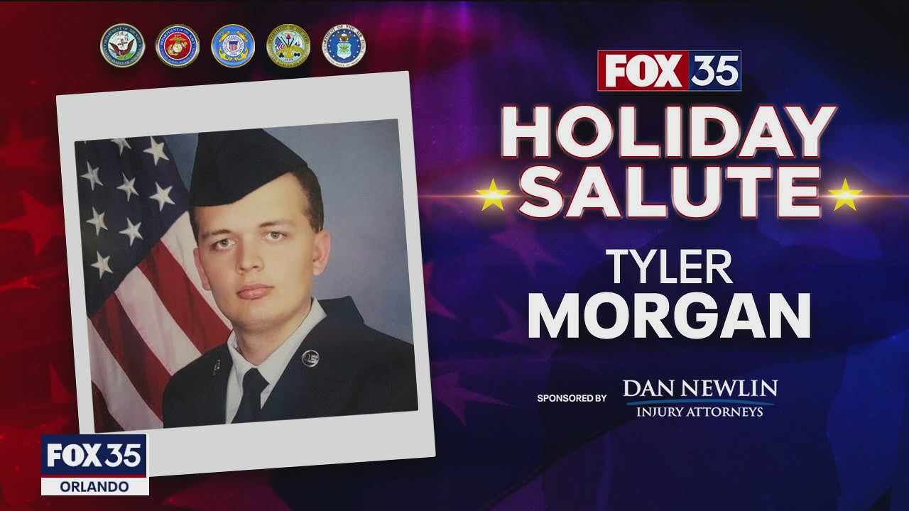 Holiday Salute: Tyler Morgan, U.S. Air Force | FOX 35 Orlando