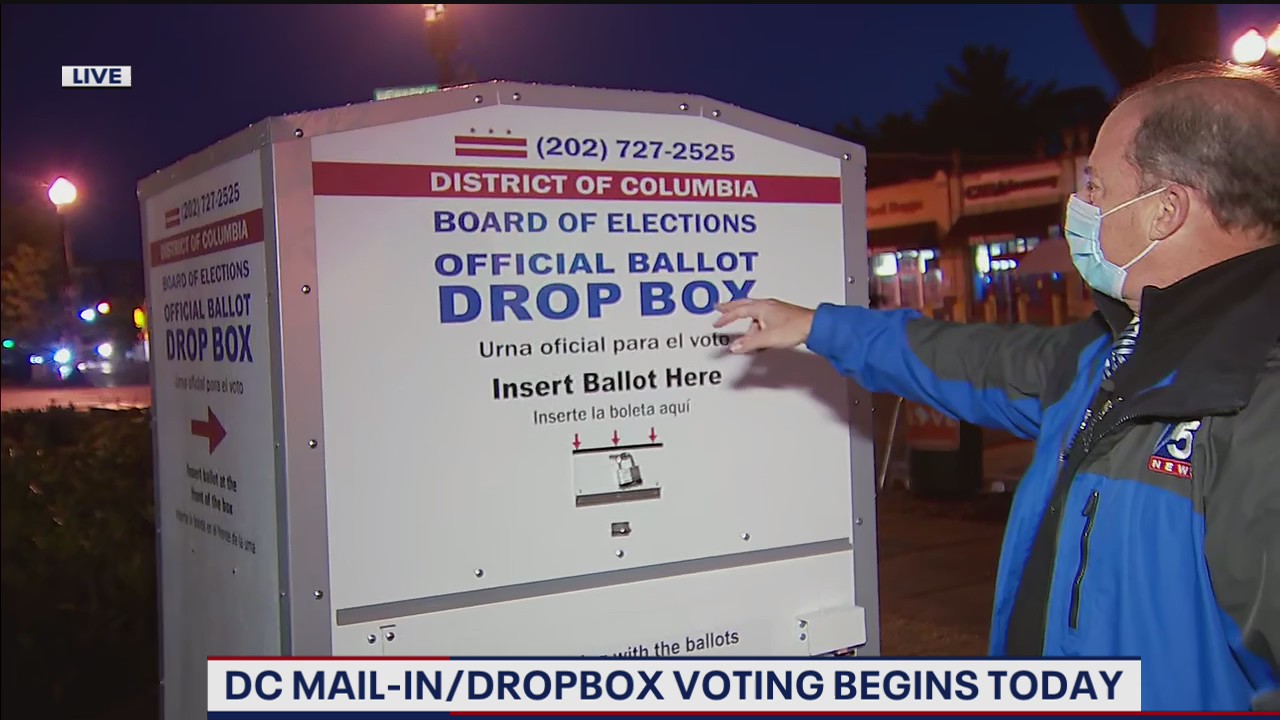 DC mail-in-ballot drop box locations now available across District ...