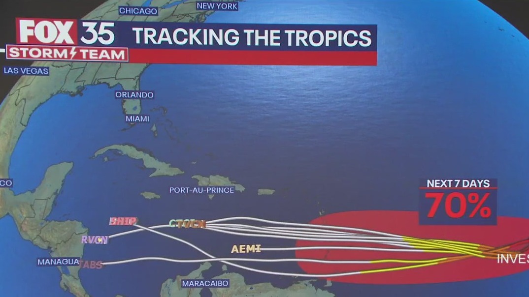 Invest 95L: Tracking tropical disturbance | FOX 51 Gainesville