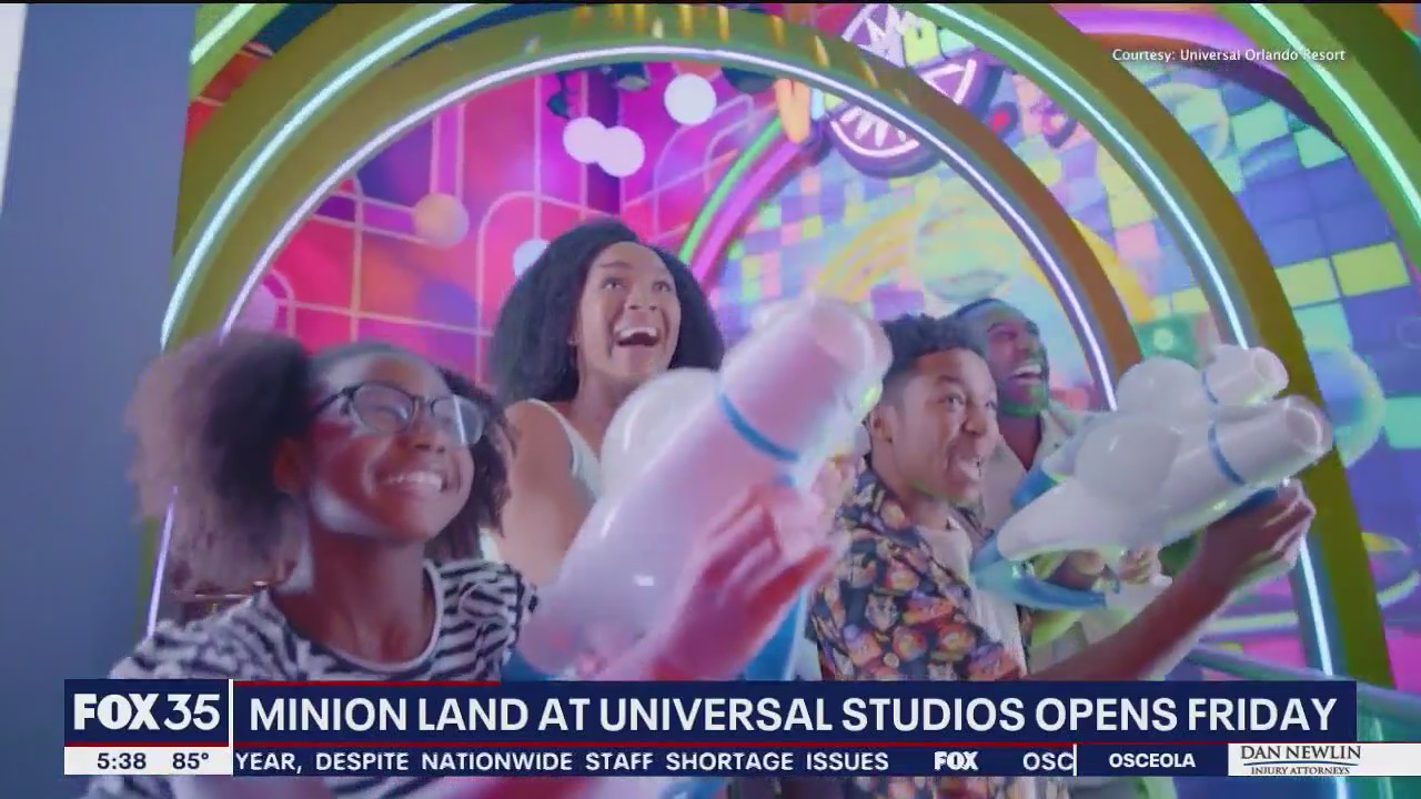 FIRST LOOK: Villain-Con Minion Blast ride | FOX 35 Orlando