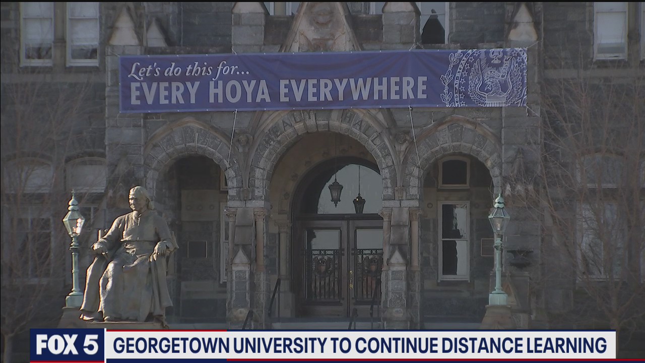 Georgetown University to continue distance learning | FOX 5 DC