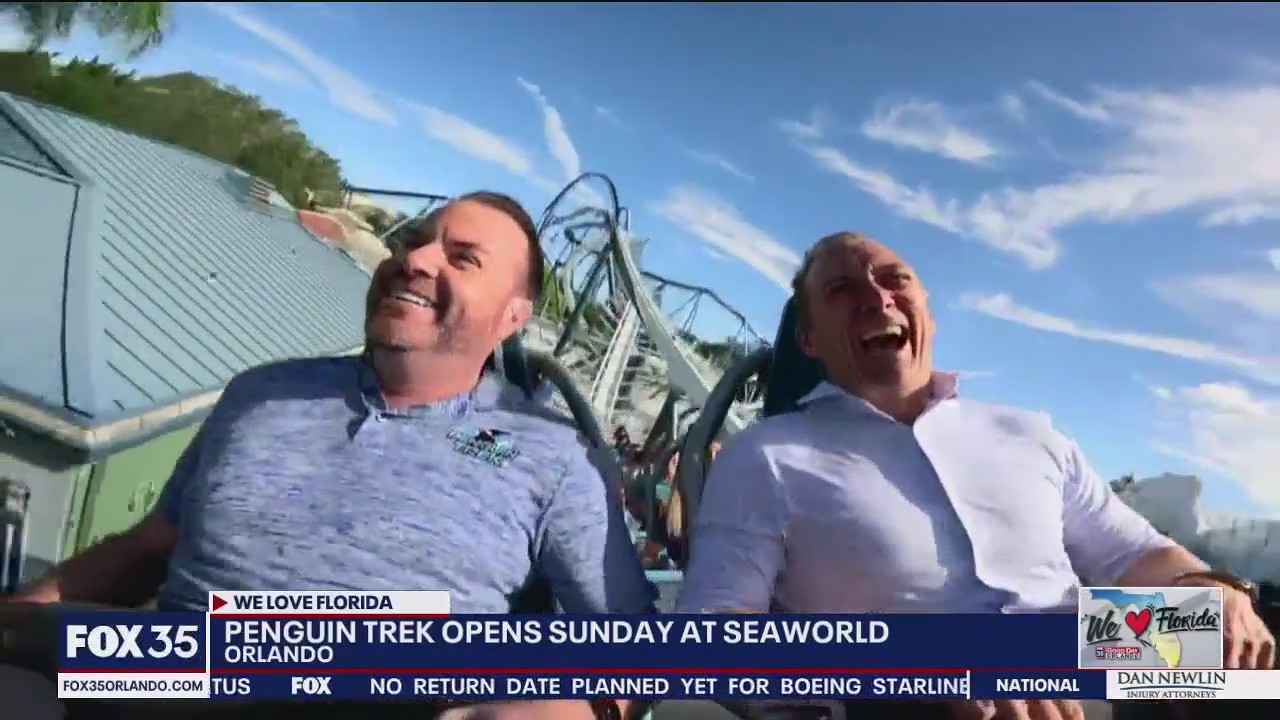 Preview of 'Penguin Trek' ride at SeaWorld Orlando | FOX 35 Orlando