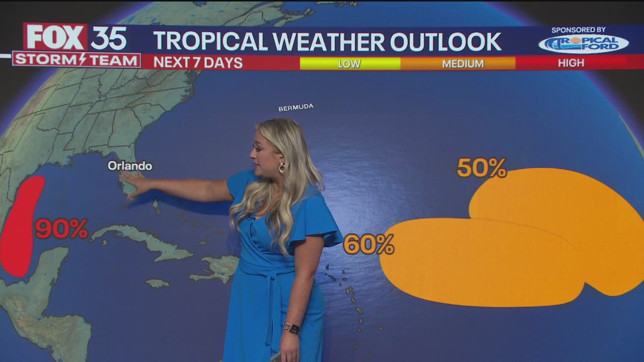 Invest91L churning in Gulf, expected to strengthen | FOX 35 Orlando