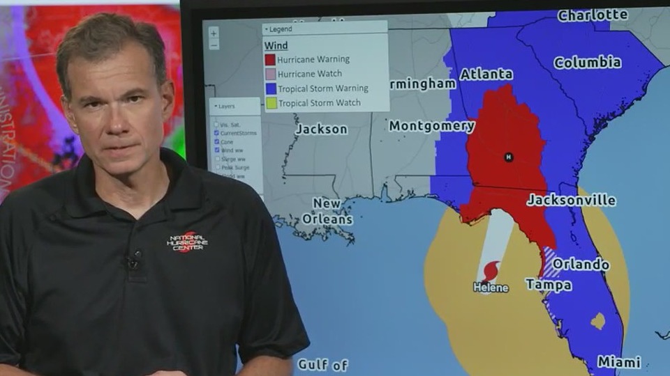 Hurricane Helene: NHC provides update on storms path | FOX 35 Orlando