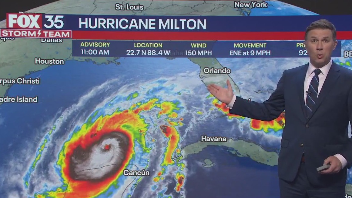 Tracking Hurricane Milton: 11a.m. NHC update | FOX 35 Orlando