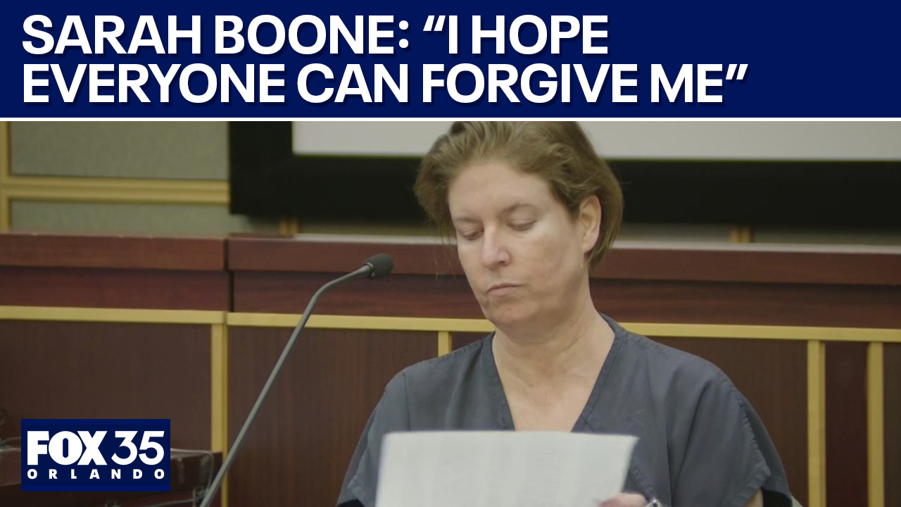 Sarah Boone takes stand at sentencing hearing | FOX 35 Orlando