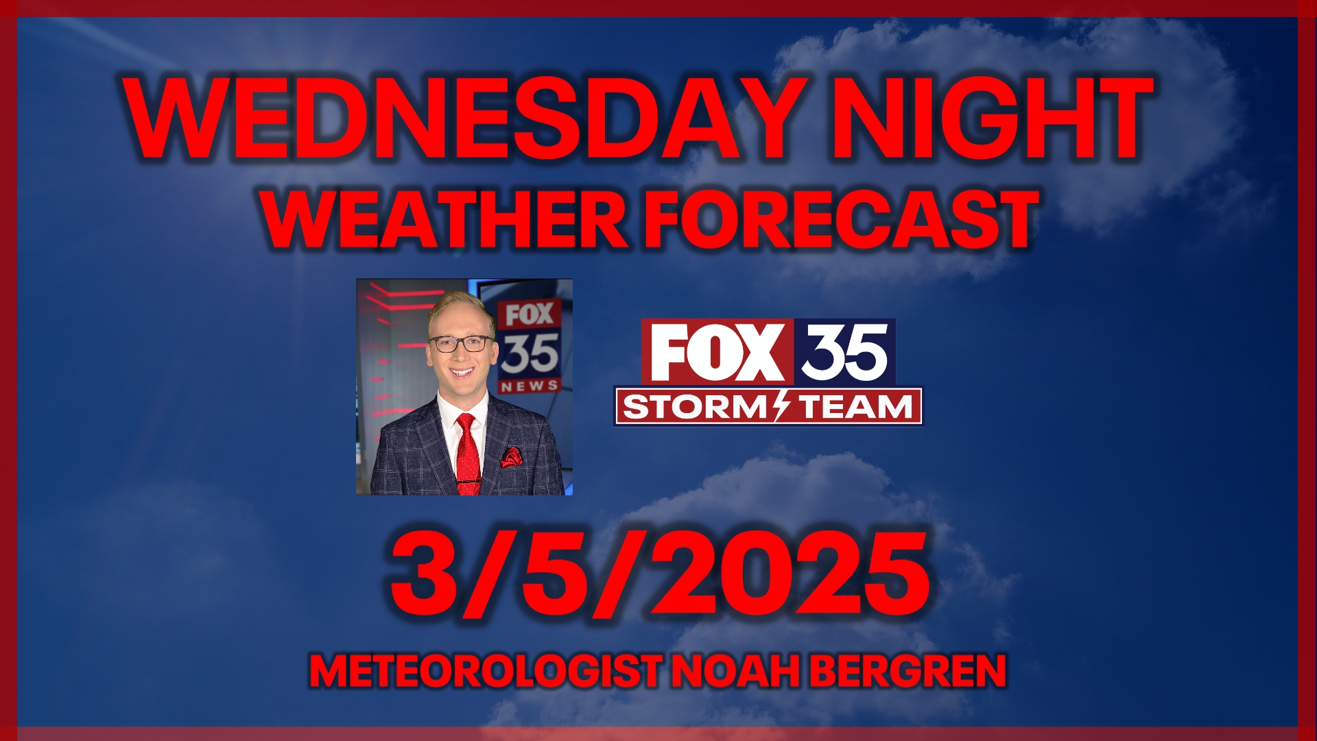 Orlando Weather Forecast: Wednesday Night, March 5th | FOX 35 Orlando