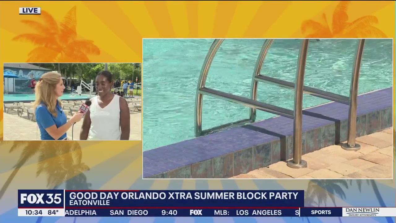 Summer Block Party: Teaching kids how to swim | FOX 51 Gainesville