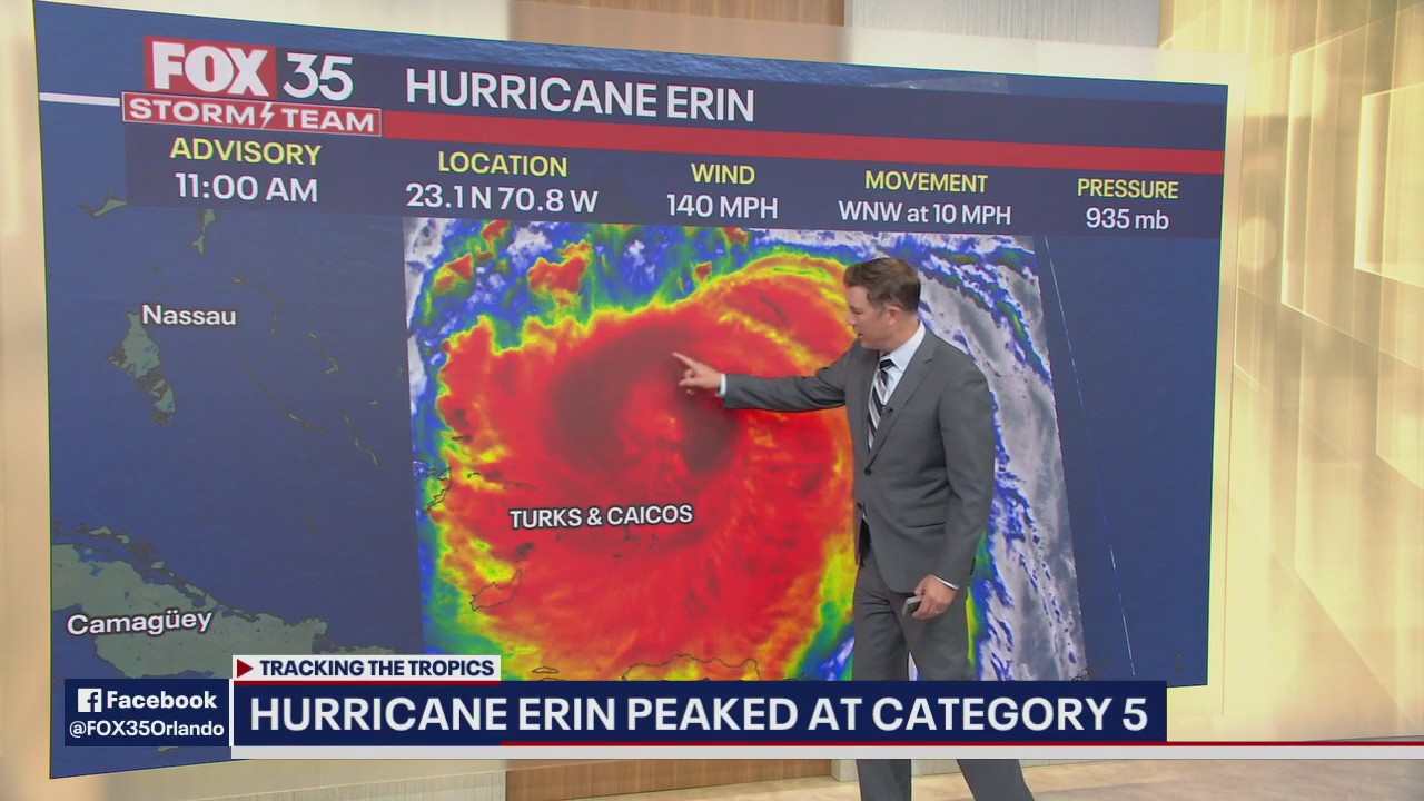 Hurricane Erin forecast: Latest path, cone, track | FOX 51 Gainesville