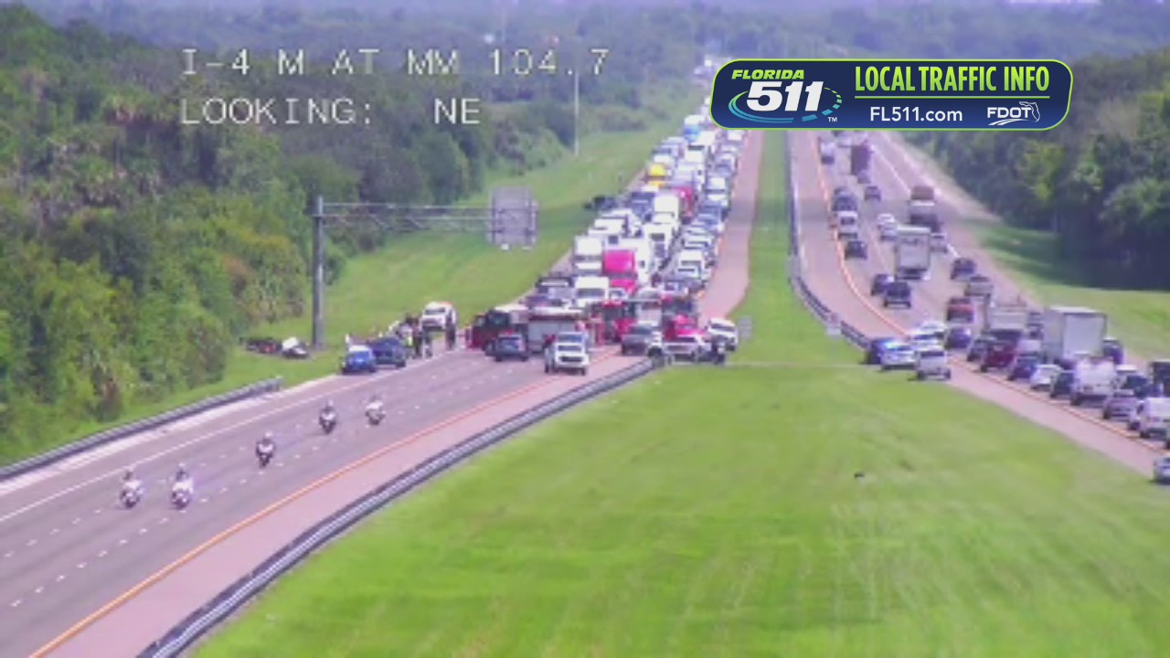 LIVE: WB I-4 closed due to crash | FOX 35 Orlando
