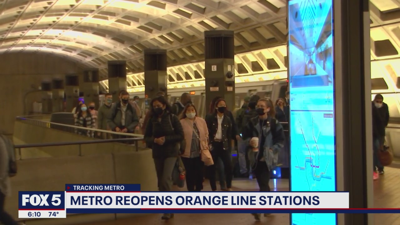 Metro reopens 5 Orange Line stations following summer renovations; more ...