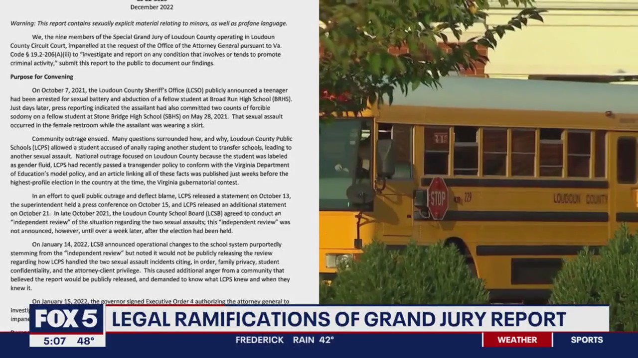 What are the legal ramifications of the LCPS report? | FOX 5 DC