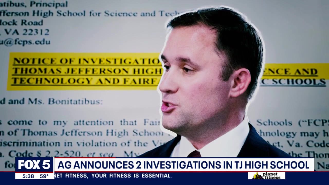 Virginia AG announces 2 investigations in Thomas Jefferson High School ...