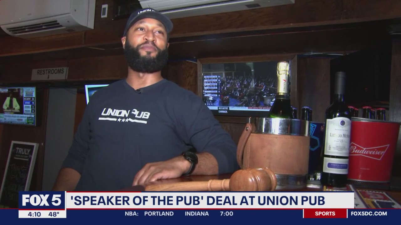 Union Pub announces 'Speaker of the Pub' deal for $218 | FOX 5 DC