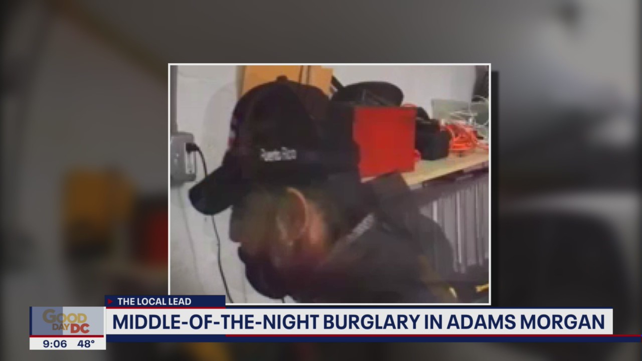 Thief caught on camera robbing home in Adams Morgan | FOX 5 DC