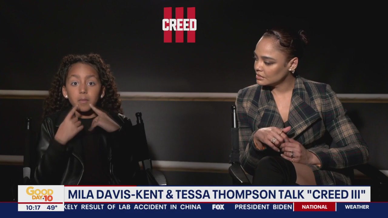 Mila Davis-Kent, Tessa Thompson talk "Creed III" | FOX 5 DC
