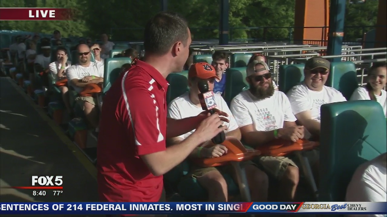 Stomach-flipping fundraiser benefits CHOA | FOX 5 Atlanta