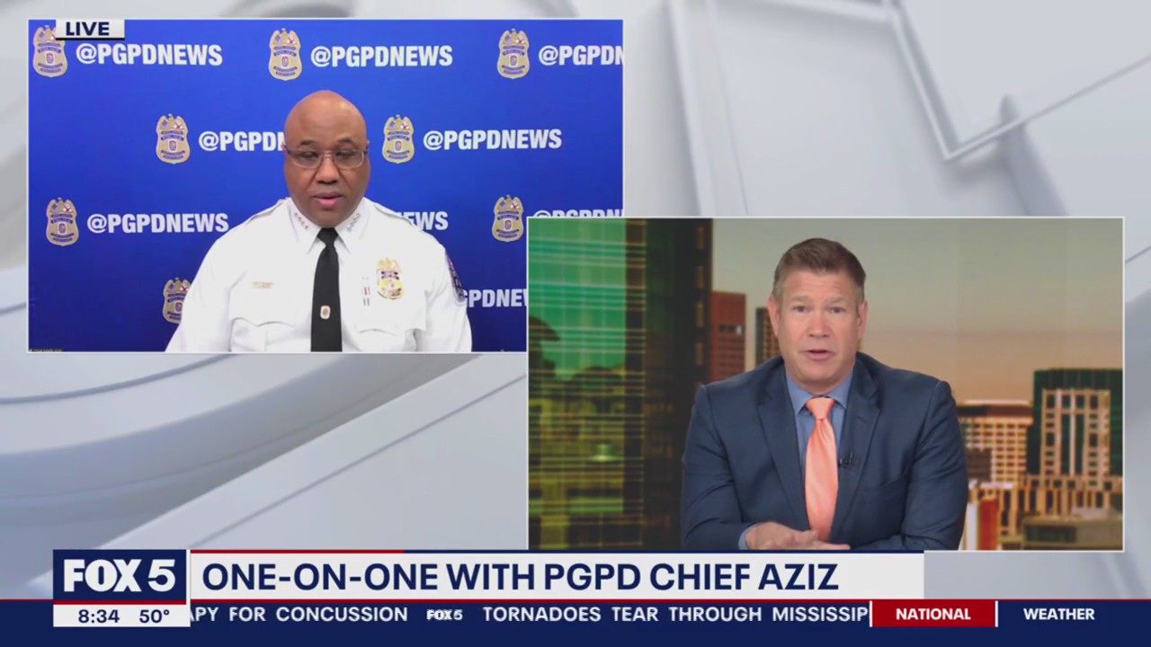 1-on-1 with Prince George's County Police Chief Malik Aziz | FOX 5 DC