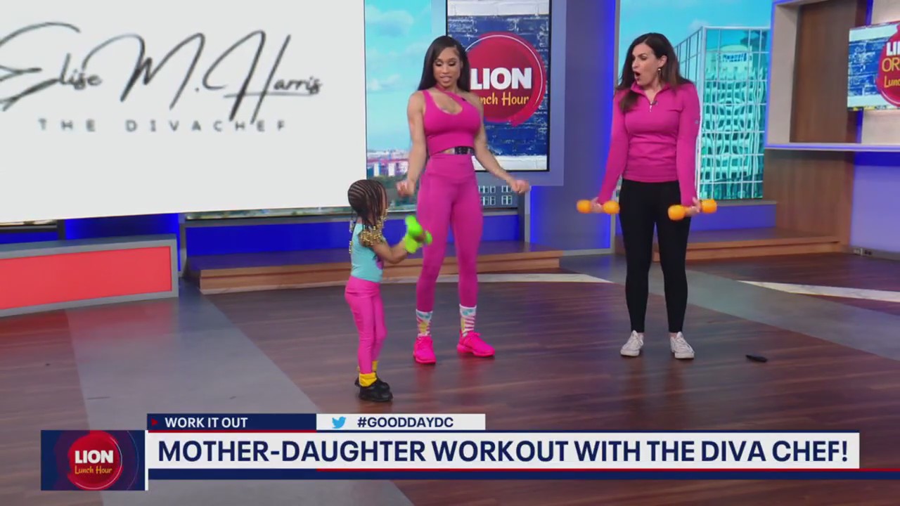 Mother-daughter workout with The Diva Chef! | FOX 5 DC