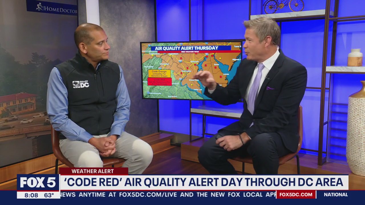 HSEMA Dir. discusses poor air quality alerts | FOX 5 DC
