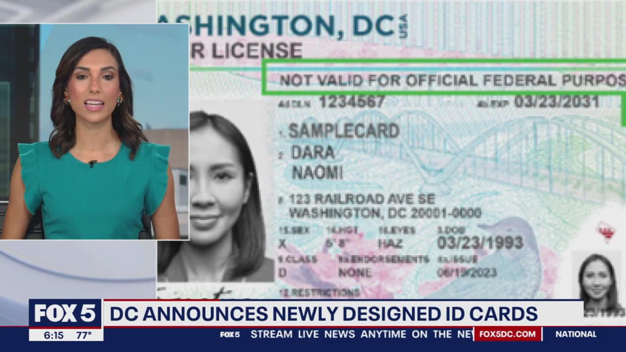 DC announces newly designed ID cards | FOX 5 DC