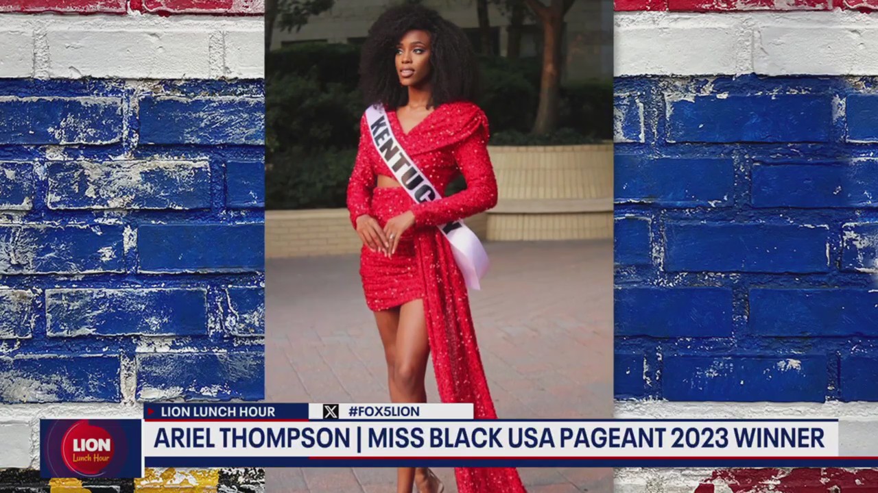 Ariel Thompson named winner of Miss Black USA pageant | FOX 5 DC