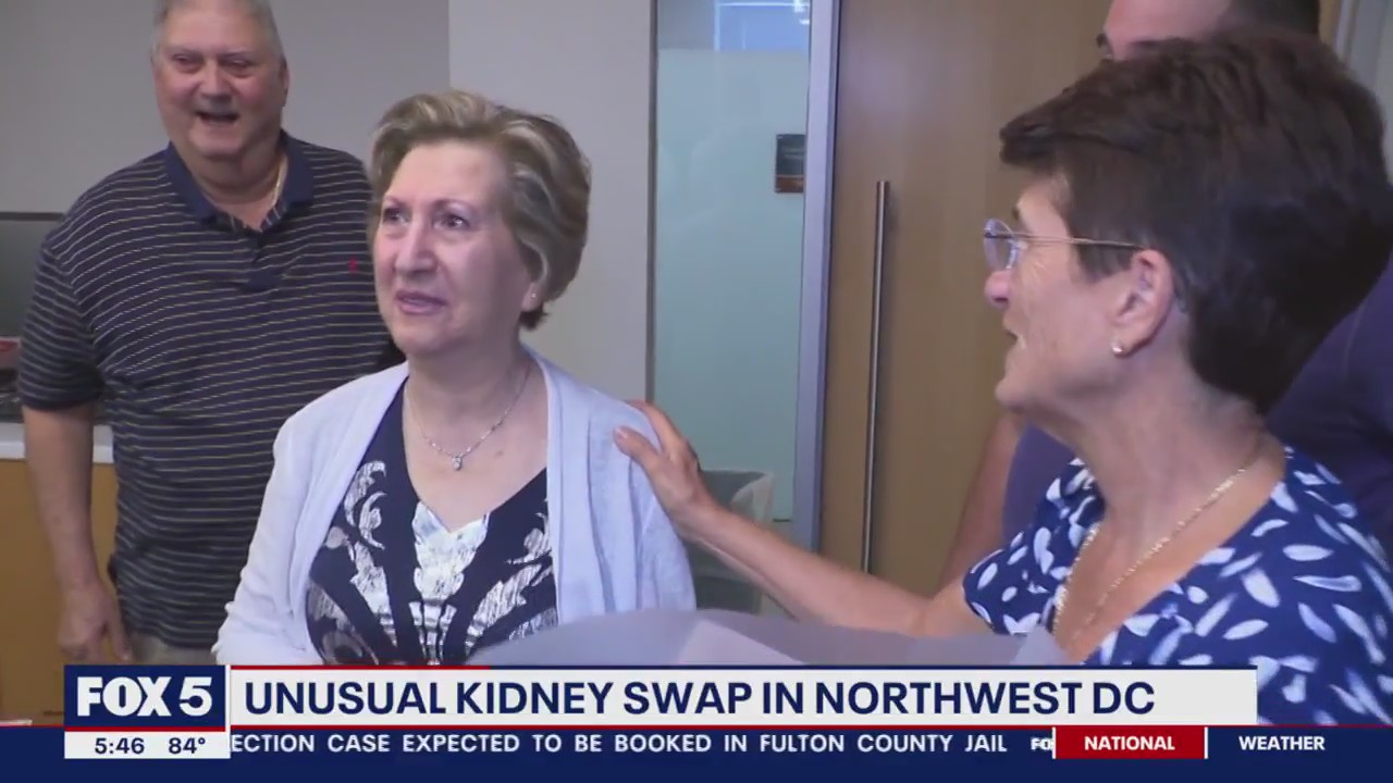 Unique kidney swap takes place in Northwest D.C. for two transplants ...