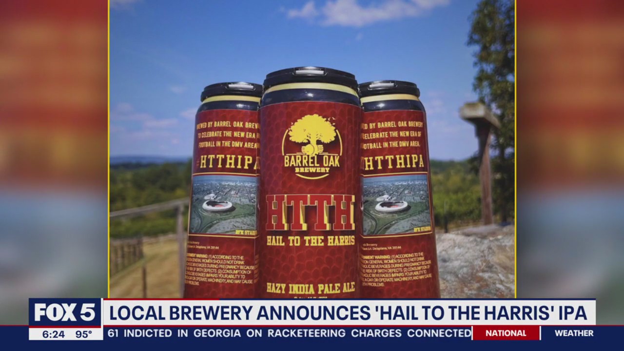 Virginia brewery honors new Commanders owner with Hail to the Harris ...