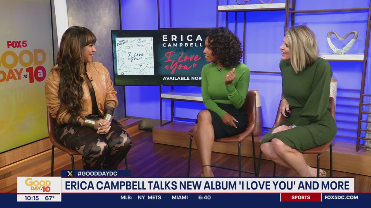 Erica Campbell talks new album 'I Love You' and more! | FOX 5 DC