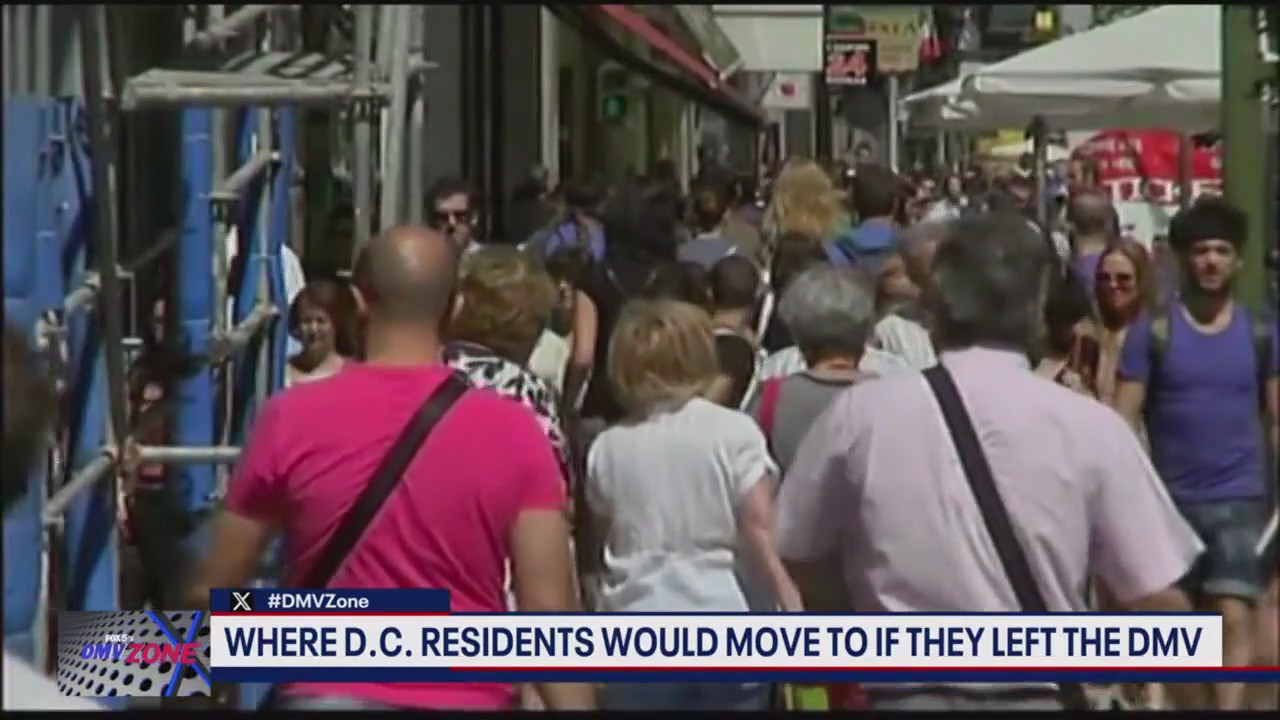Where DC residents would move to if they left the DMV | FOX 5 DC