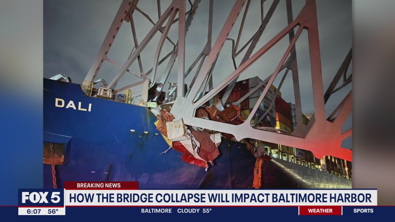 Here's how the bridge collapse will impact Baltimore Harbor | FOX 5 DC