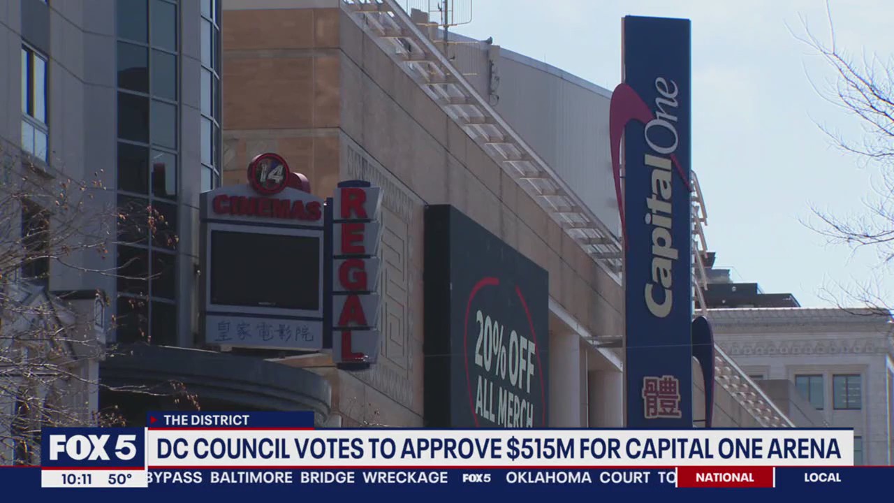 DC Council votes to approve $515M for Capital One Arena | FOX 5 DC