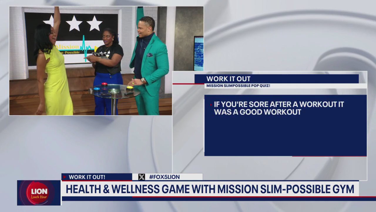 Health and Wellness Game with Mission Slim-Possible Gym | FOX 5 DC