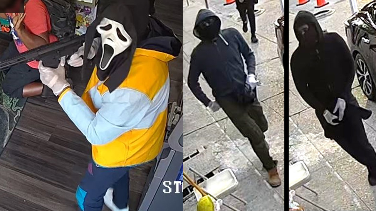 Armed man in Scream mask robs NYC store | FOX 5 New York