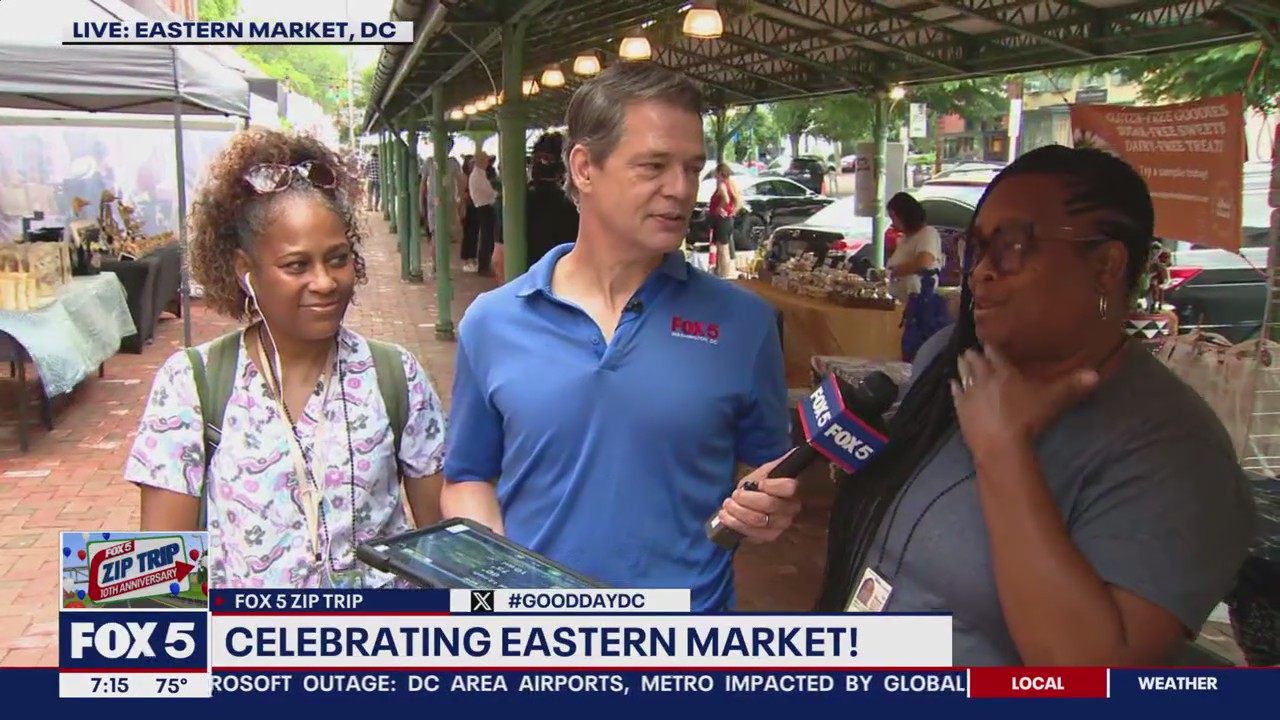 Zip Trip to Eastern Market: Tucker tells the weather with Eastern ...