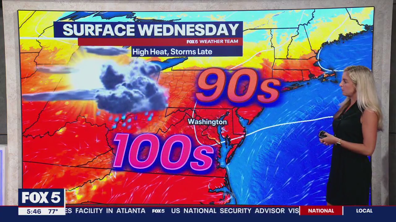 FOX 5 Weather forecast for Wednesday, August 28 | FOX 5 DC