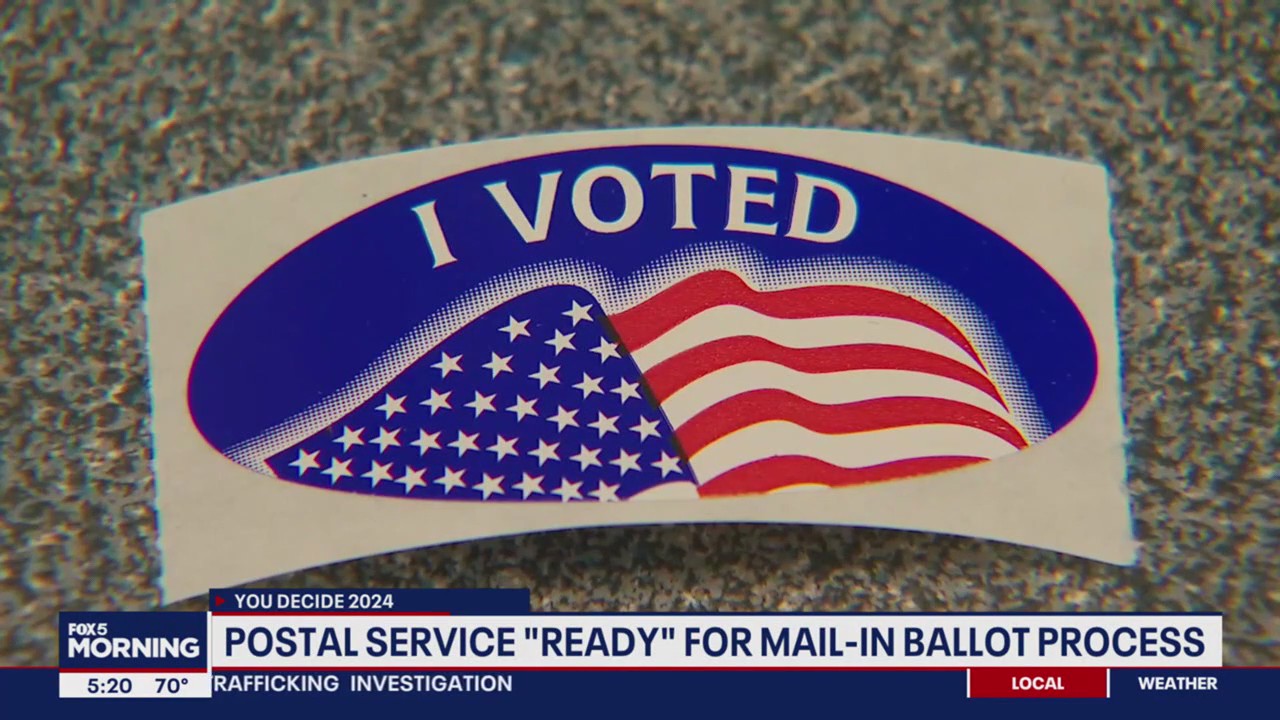 Postal service ?ready? for mail-in ballot process | FOX 5 DC
