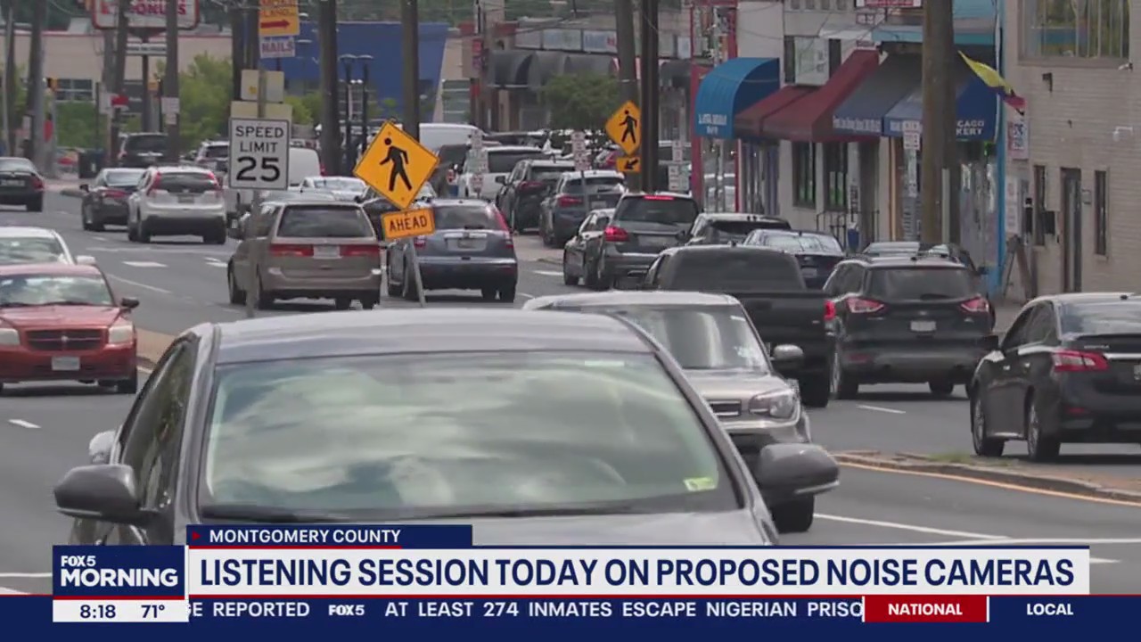 Montgomery County considers noise cameras to curb loud vehicles | FOX 5 DC