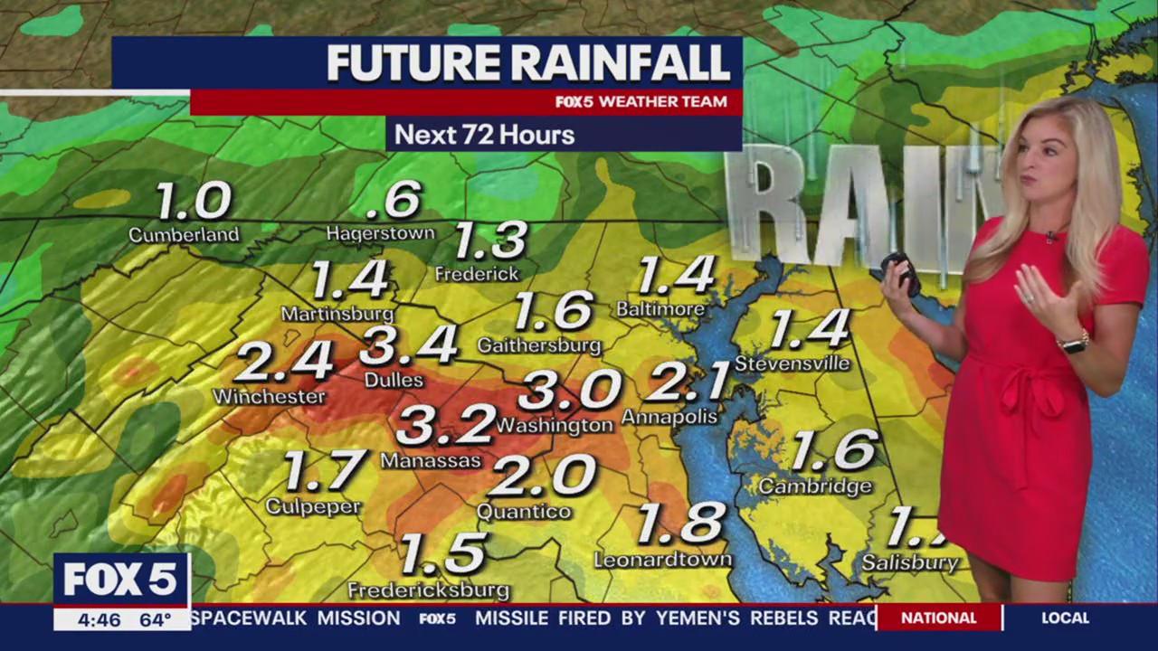 FOX 5 Weather forecast for Monday, September 16 | FOX 5 DC