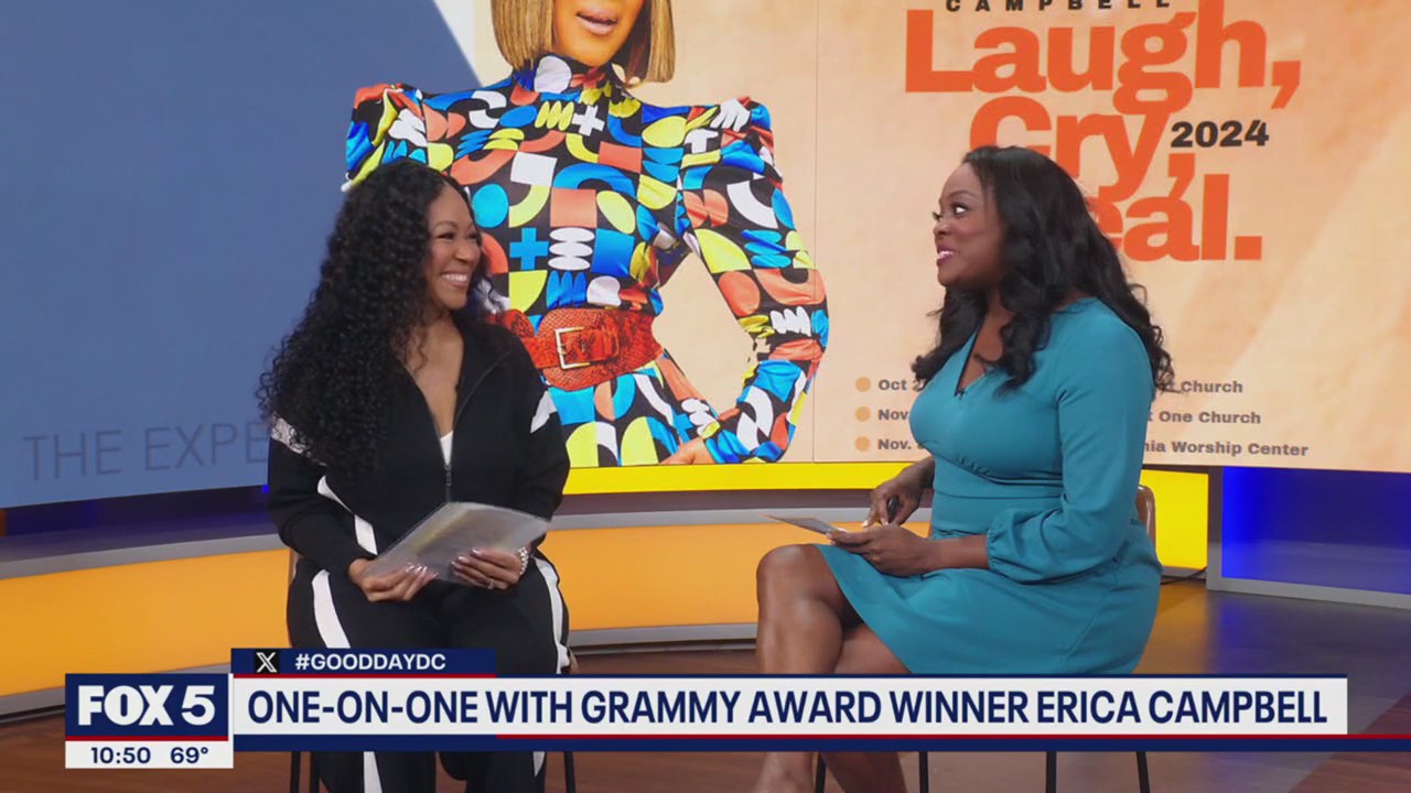 Erica Campbell brings "Laugh, Cry, Heal Experience" to DC | FOX 5 DC