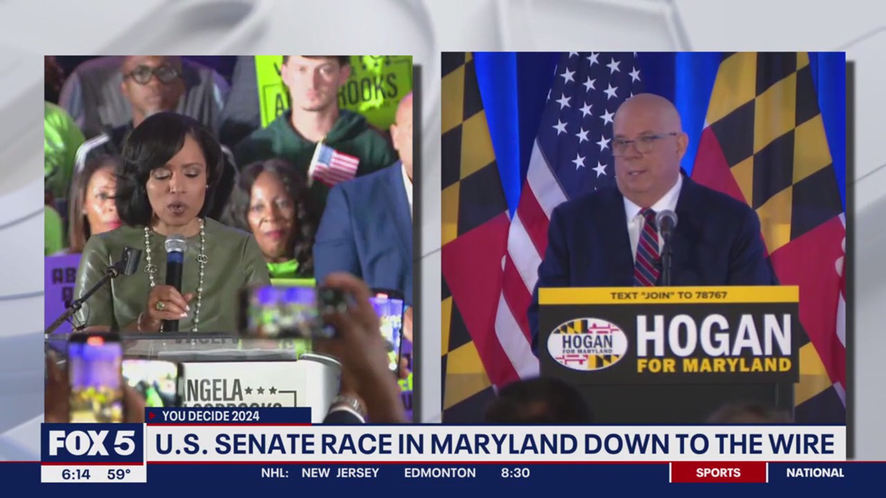 Alsobrooks, Hogan Senate race down to the wire | FOX 5 DC