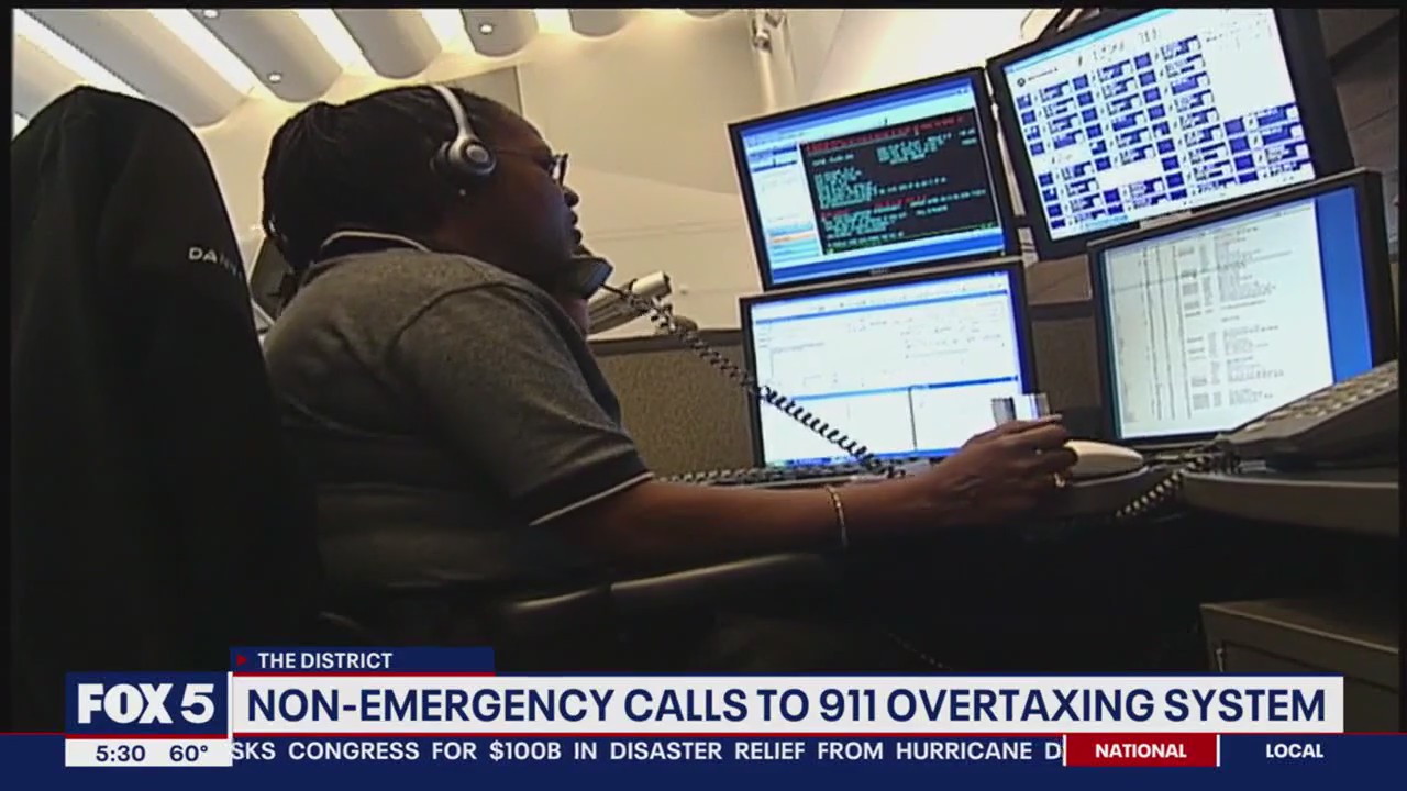 Non-emergency 911 calls putting added pressure on DC dispatchers | FOX 5 DC
