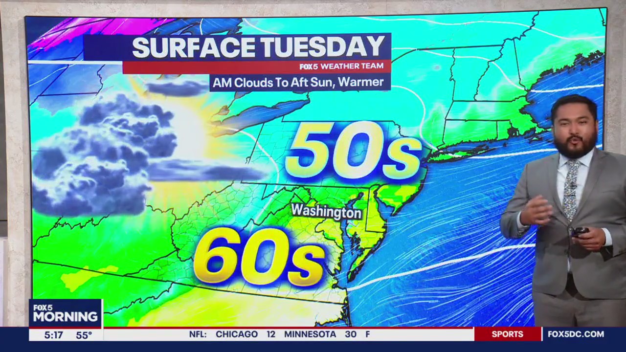 FOX 5 Weather forecast for Tuesday, December 17 | FOX 5 DC