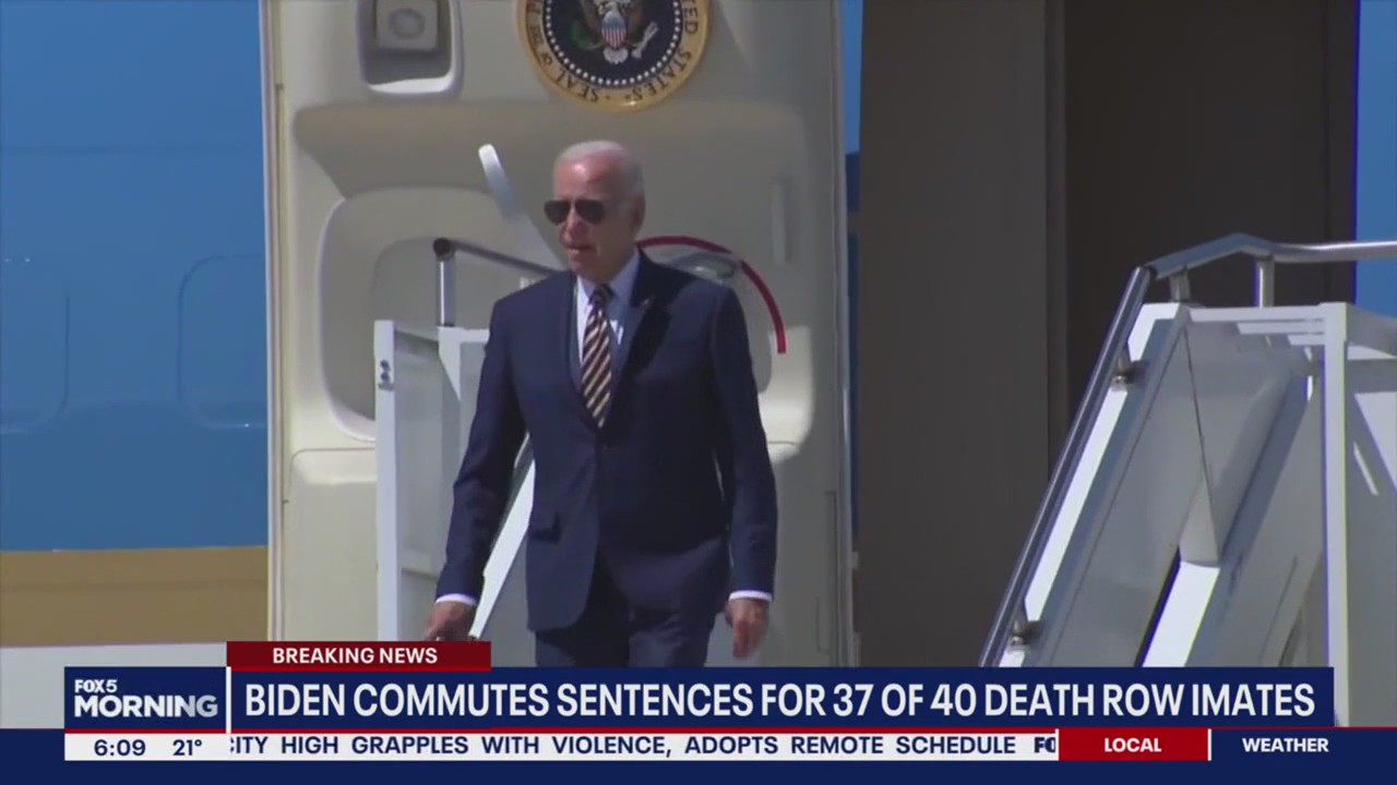 Biden commutes sentences of 37 federal death row inmates | FOX 5 DC