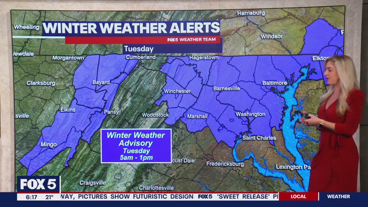 FOX 5 Weather forecast for Monday, December 23 | FOX 5 DC
